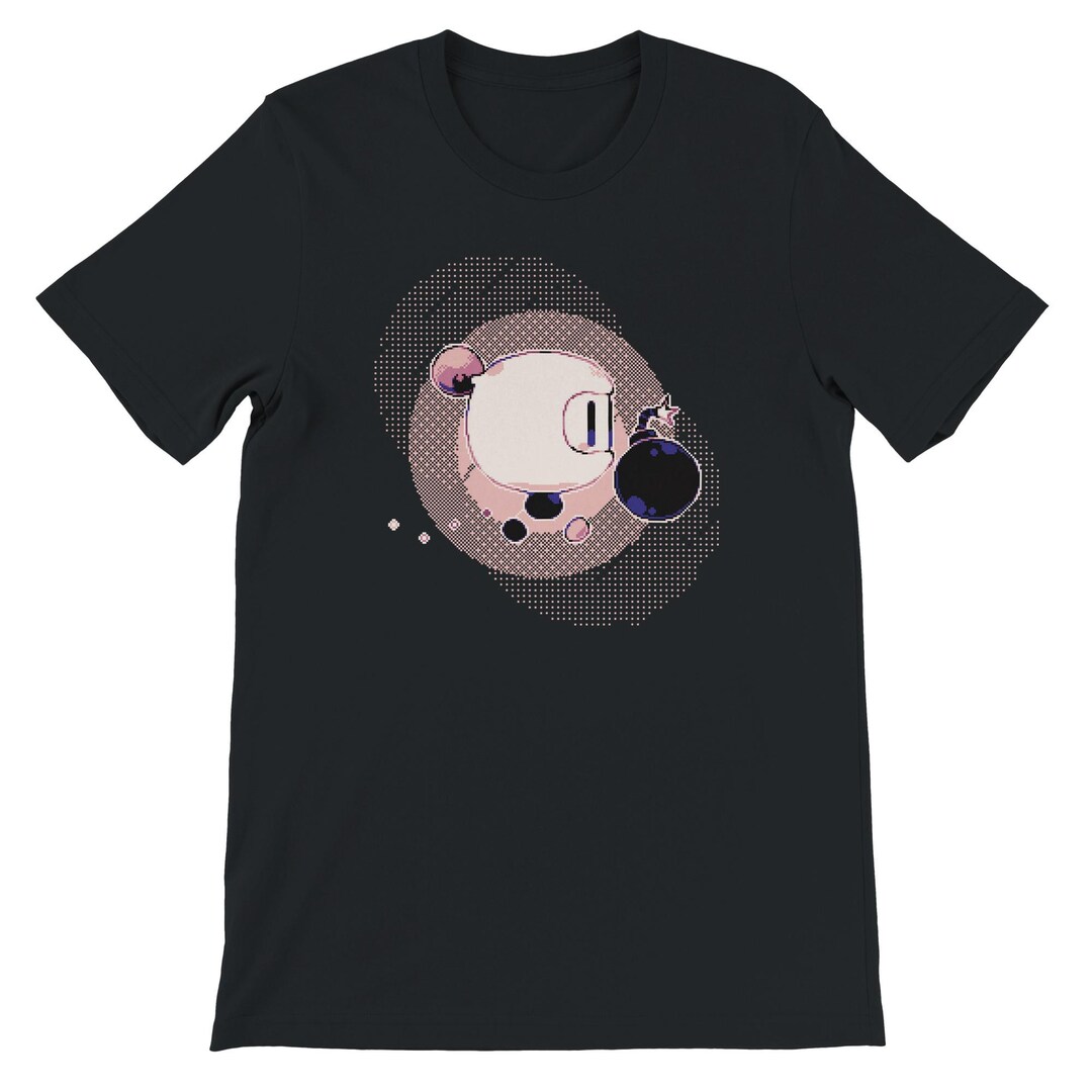 Bomberman Character Retro Graphic Tshirt | Video Game Arcade Tee, Pixel ...