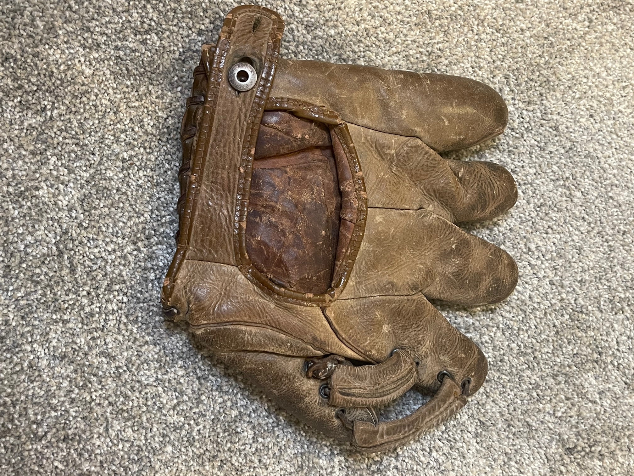 Vintage Wasco Baseball Glove (1939-1940's) Ray Mack Edition Model C1192 ...