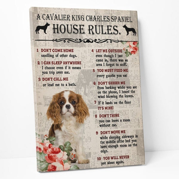 King Charles Cavalier Painting - Etsy