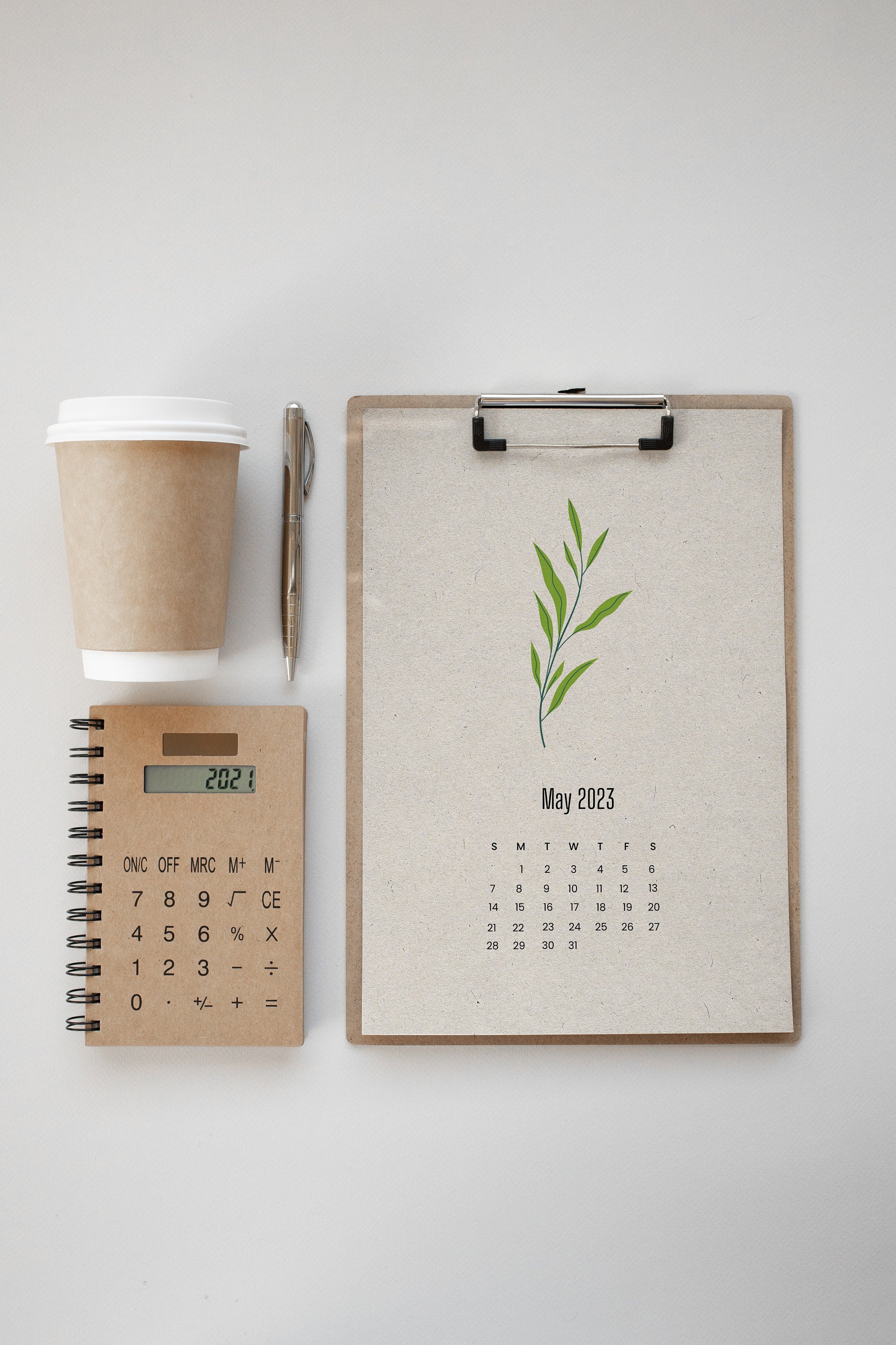 2023 Calendar Printable PDF, Digital Monthly Yearly Planner, Japanese ...