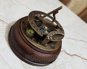 Antique Sunwatch Compass and Sundial - Etsy