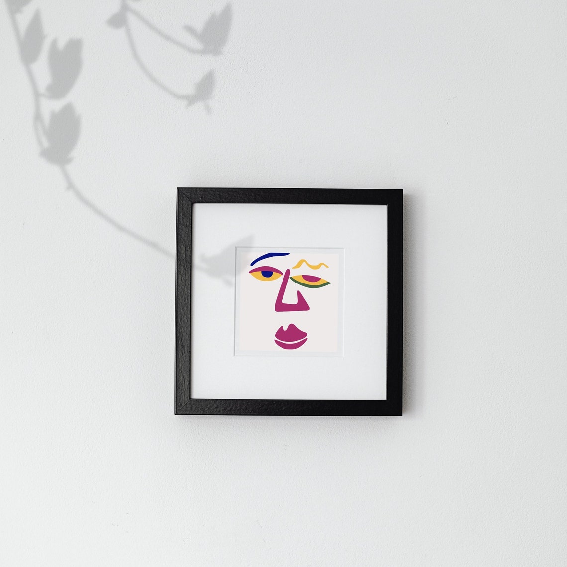 Abstract Face Print Matisse Face Wall Art Henri Matisse Colorful Wall ...