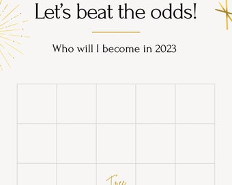 Vision Board Template Vision Board Bingo Vision Board Kit Vision Board ...