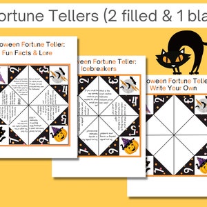Halloween Fortune Teller Game for Kids | Halloween Party Game ...