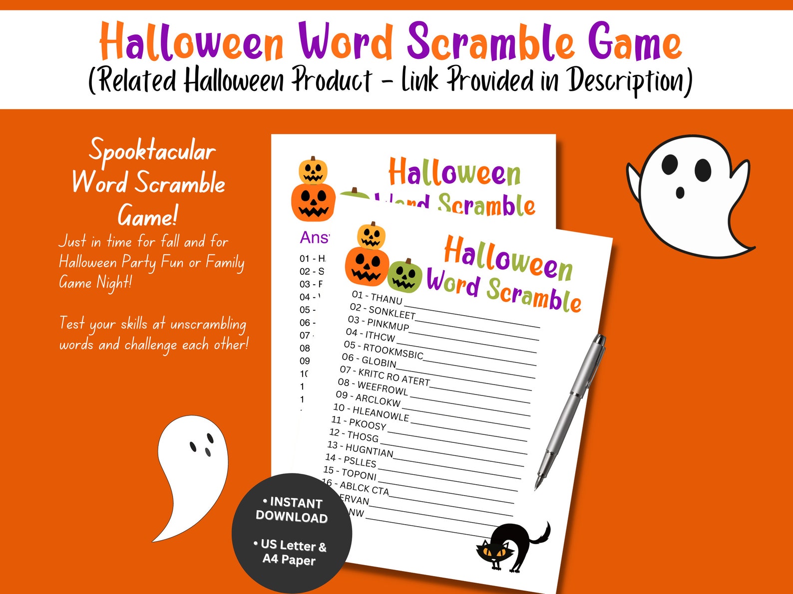 Halloween Emoji Pictionary Game | Family Game Nights, Fall Emoji ...
