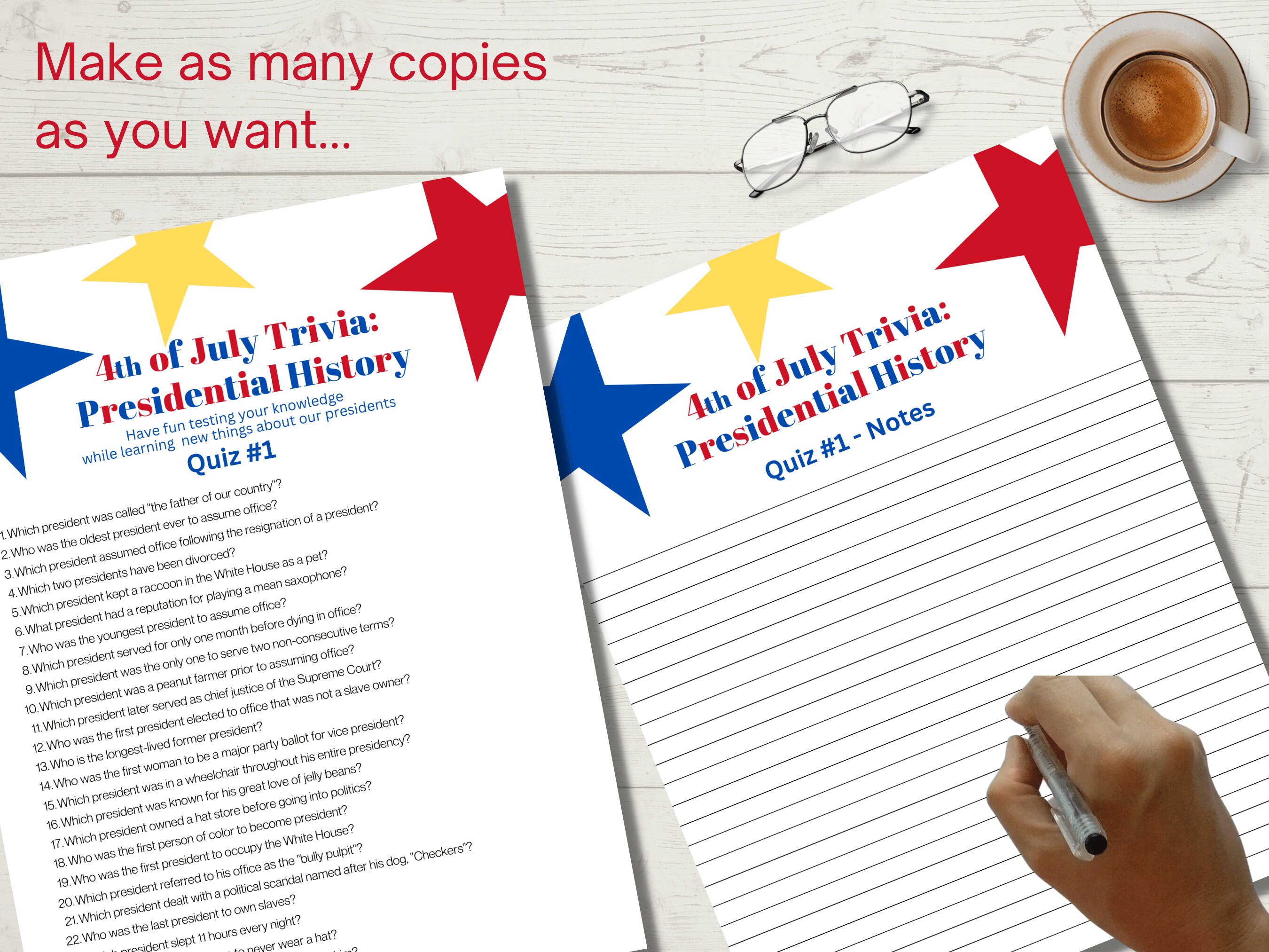 Presidents' Day Trivia Game - | Triva Quiz | Presidents Day Games ...