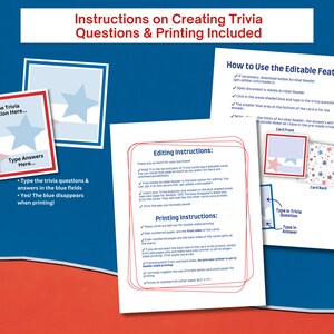 Editable Presidents Day Trivia Game | Family Game Night Printable ...