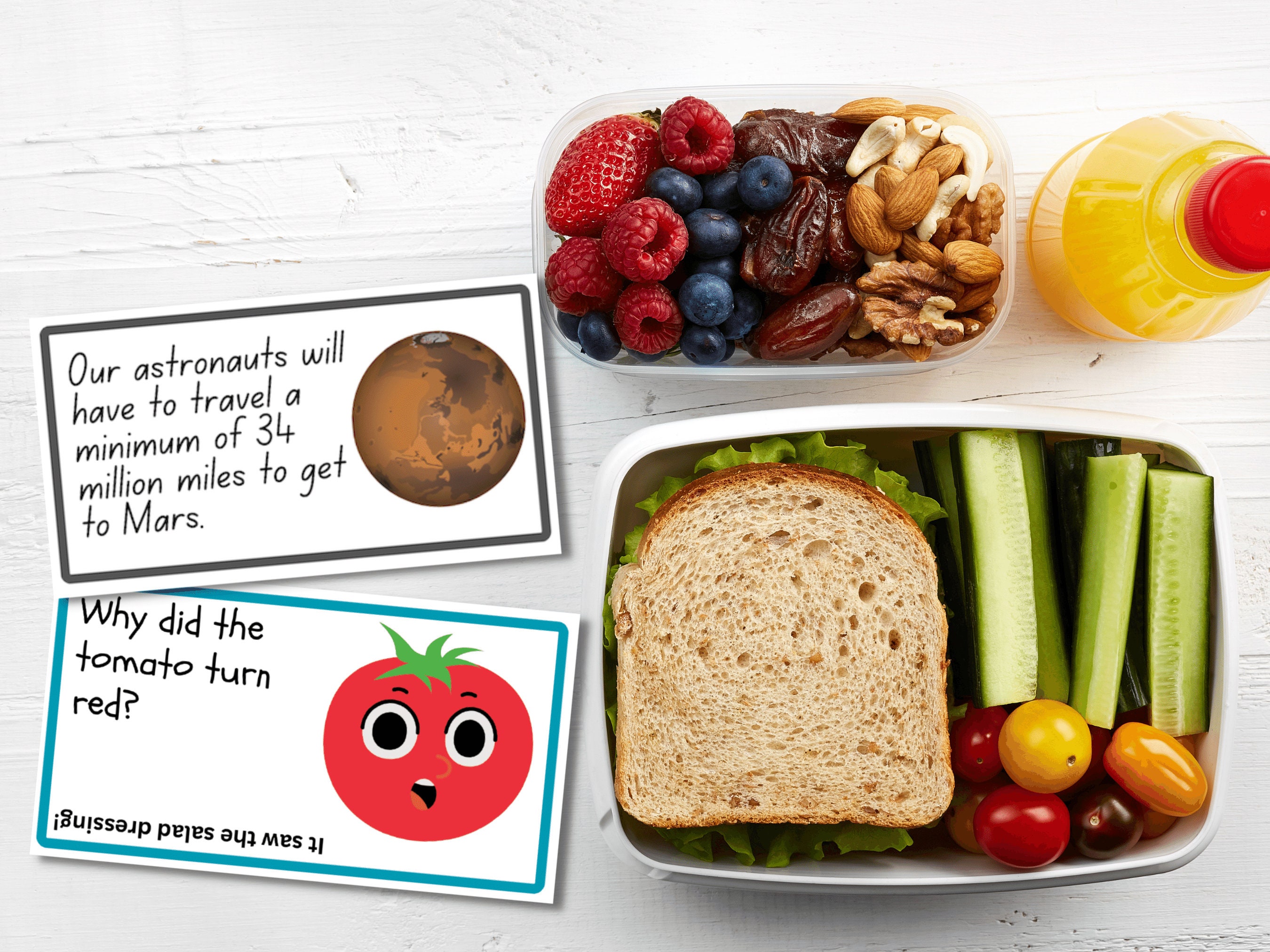 Lunch Box Notes Bundle - Joke Icebreakers and Fun Facts Trivia ...