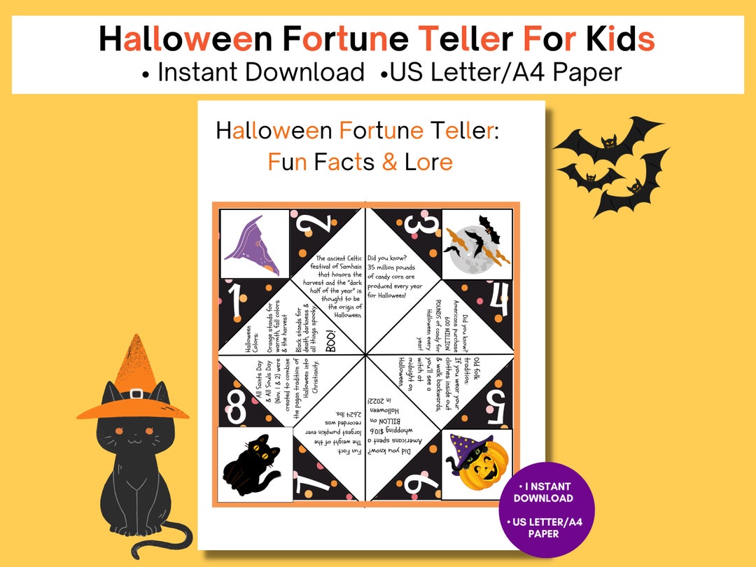 Halloween Fortune Teller Game for Kids | Halloween Party Game ...