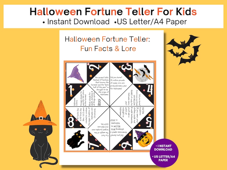 Halloween Fortune Teller Game for Kids | Halloween Party Game ...