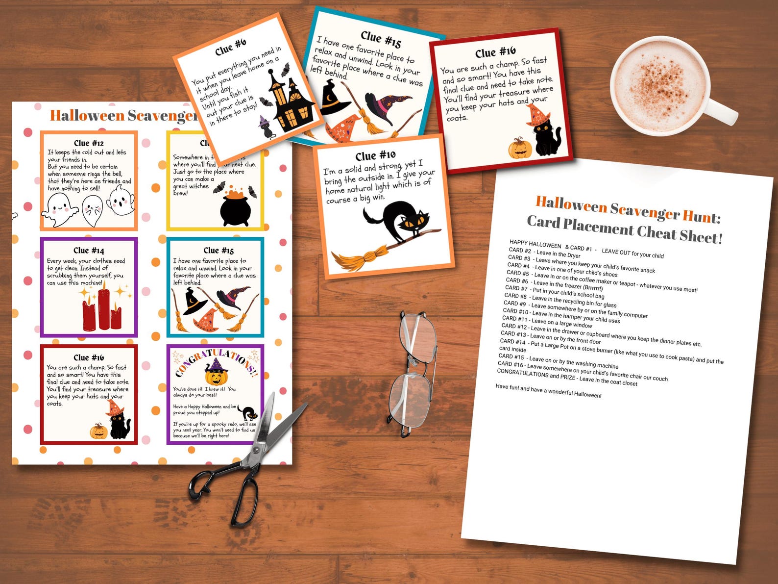 Editable Indoor Halloween Scavenger Hunt, You’ve Been Booed Treasure ...