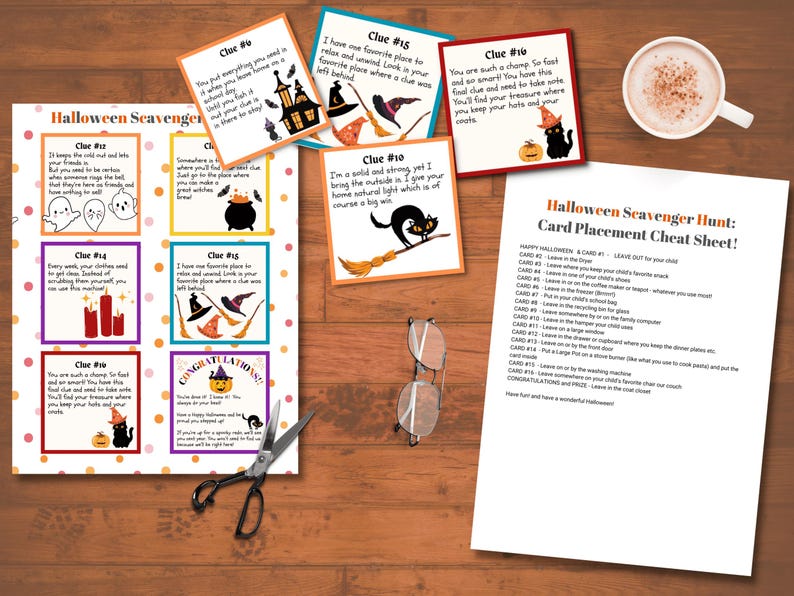 Editable Indoor Halloween Scavenger Hunt, You’ve Been Booed Treasure ...