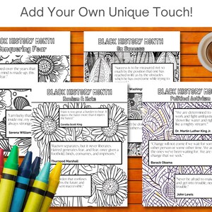 Black History Coloring Sheets and Famous Quotes From Black Month ...