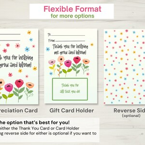 Editable Teacher Appreciation Week Gift Card Holder, Personalized End ...