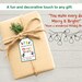 Editable Christmas Gift Tags for Teachers Teacher Appreciation Gift ...