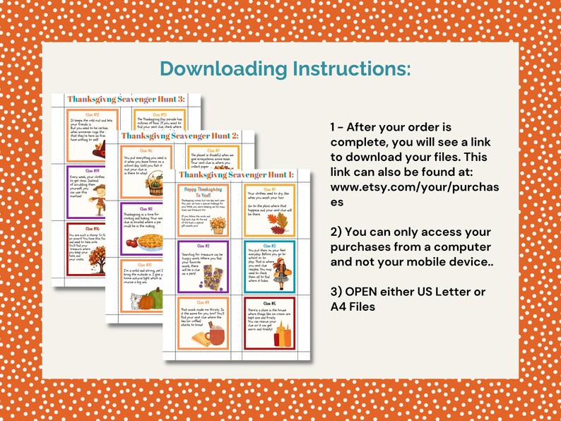 Editable Indoor Thanksgiving Scavenger Hunt for Kids and Tweens ...