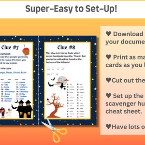 Indoor Halloween Scavenger Hunt for Older Kids | Party Game and ...