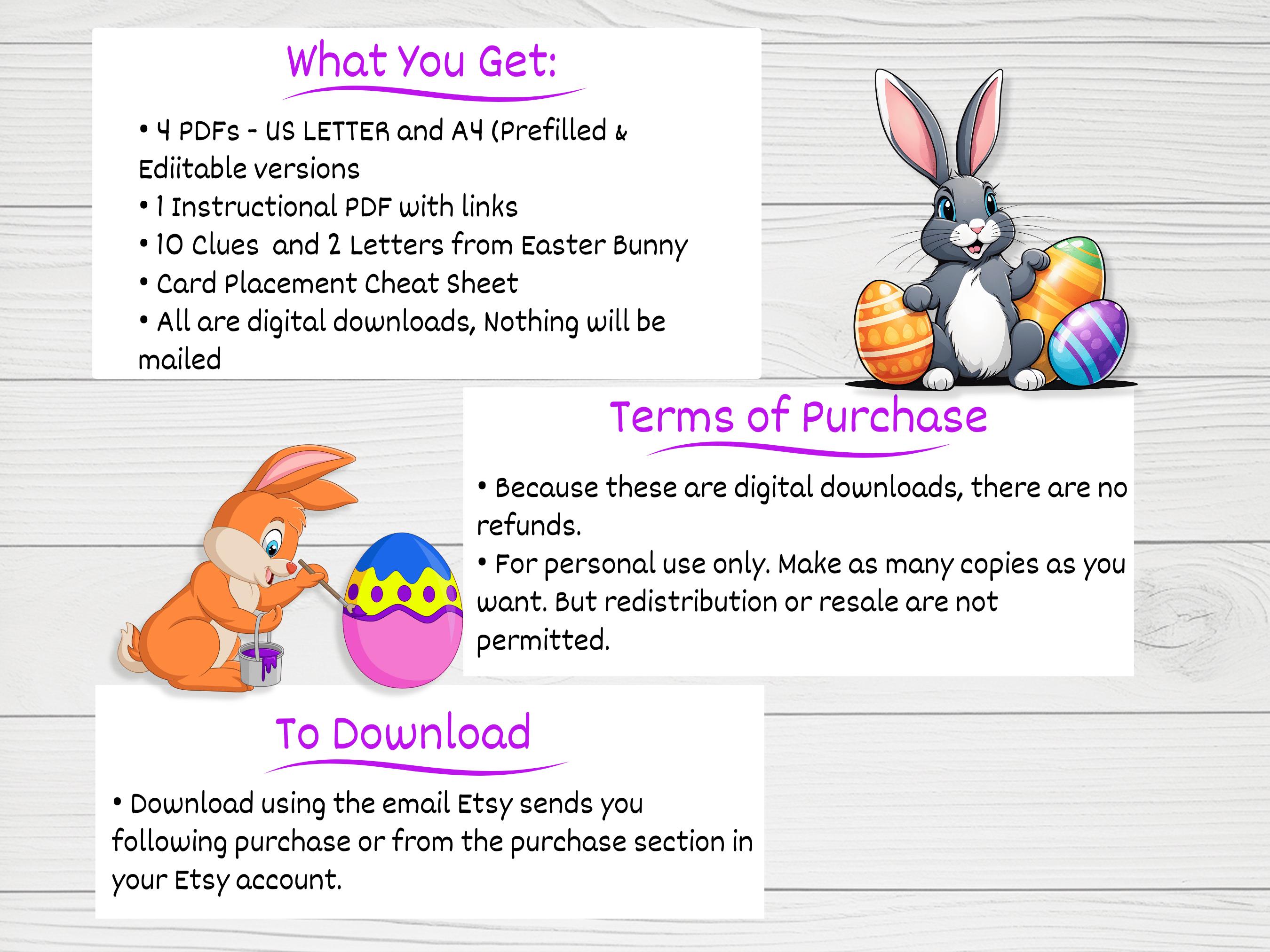 Editable Indoor Easter Scavenger Hunt for Kids and Teens, Printable ...