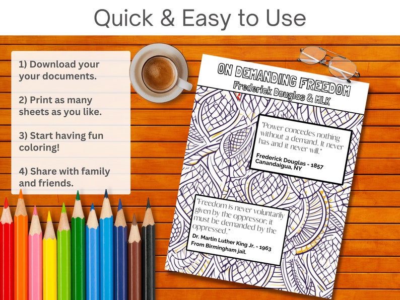 Black History Coloring Sheets and Famous Quotes From Black Month ...