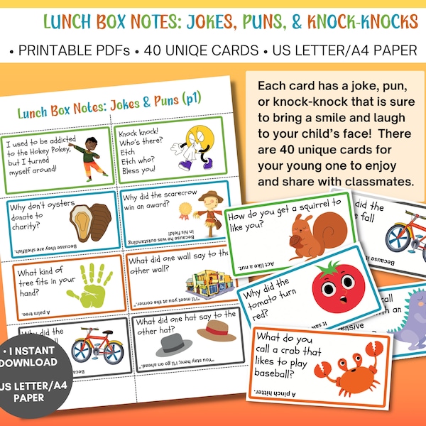 Lunch Box Cards - Etsy