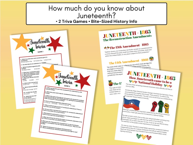 Editable Juneteenth Icebreaker Party Game Bundle, Find the Guest Bingo ...