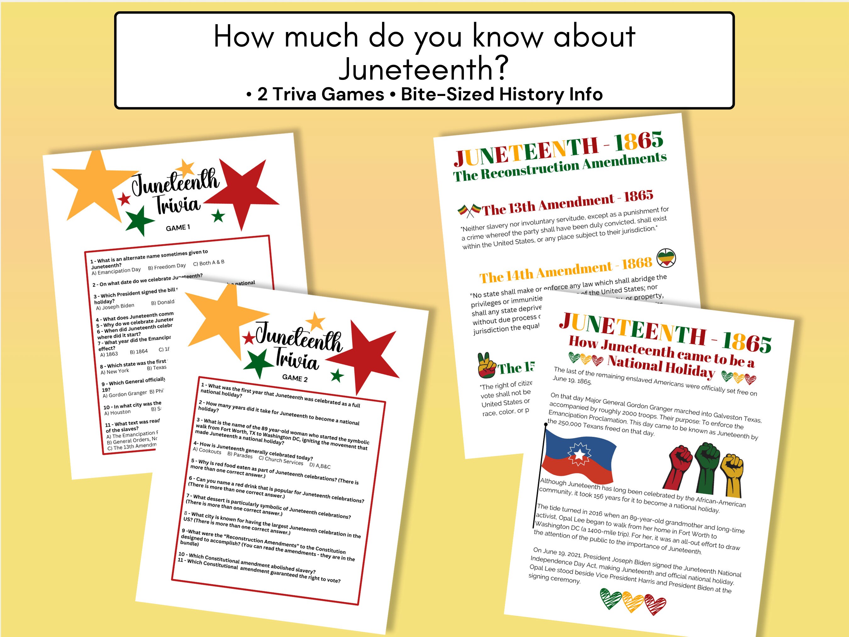 Editable Juneteenth Icebreaker Party Game Bundle, Find the Guest Bingo ...