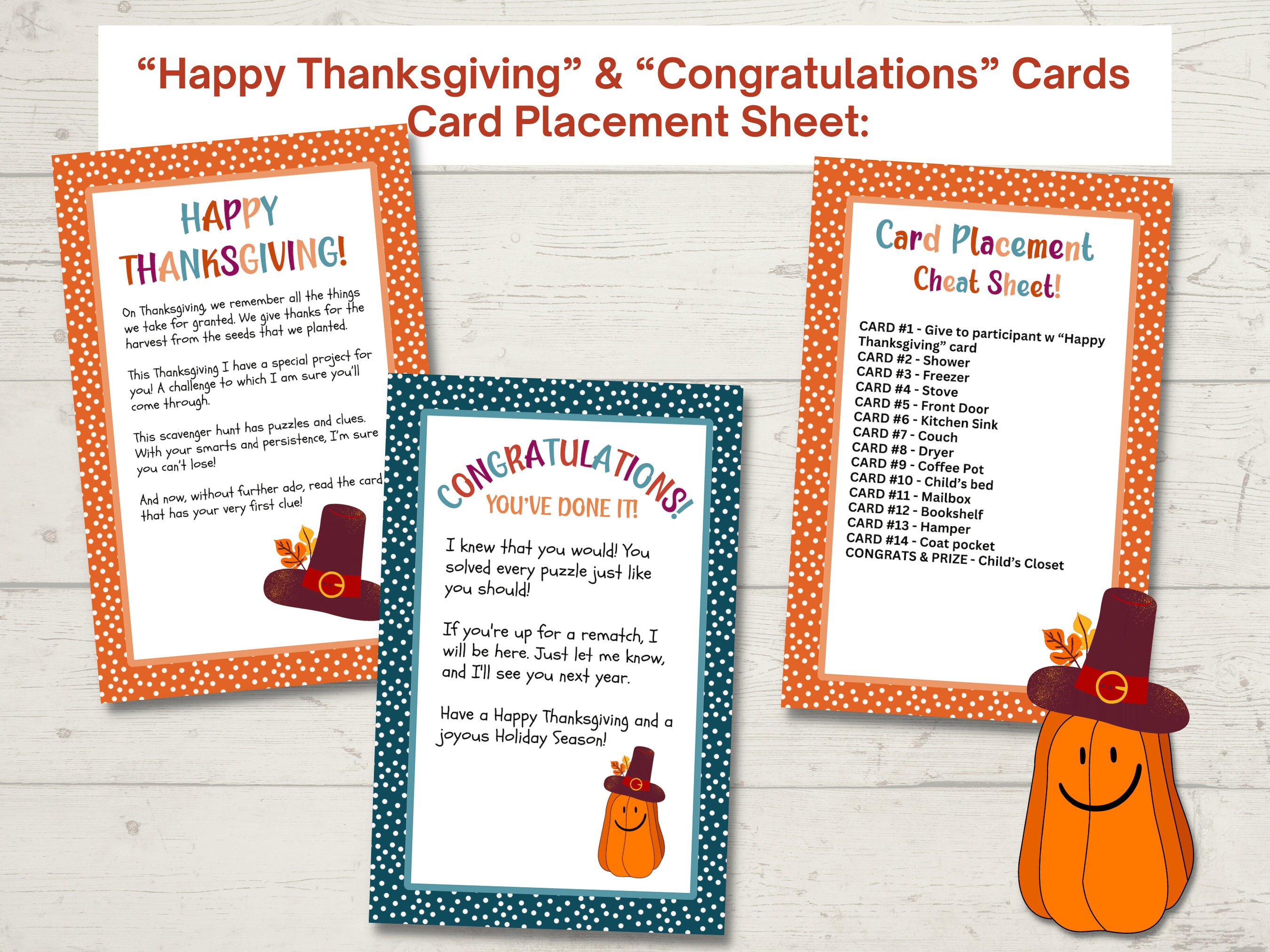 Indoor Thanksgiving Scavenger Hunt Printable for Kids and Teens | Brain ...