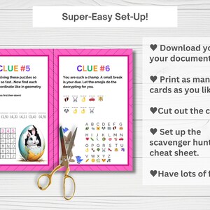 Editable Indoor Easter Scavenger Hunt for Kids and Teens, Printable ...