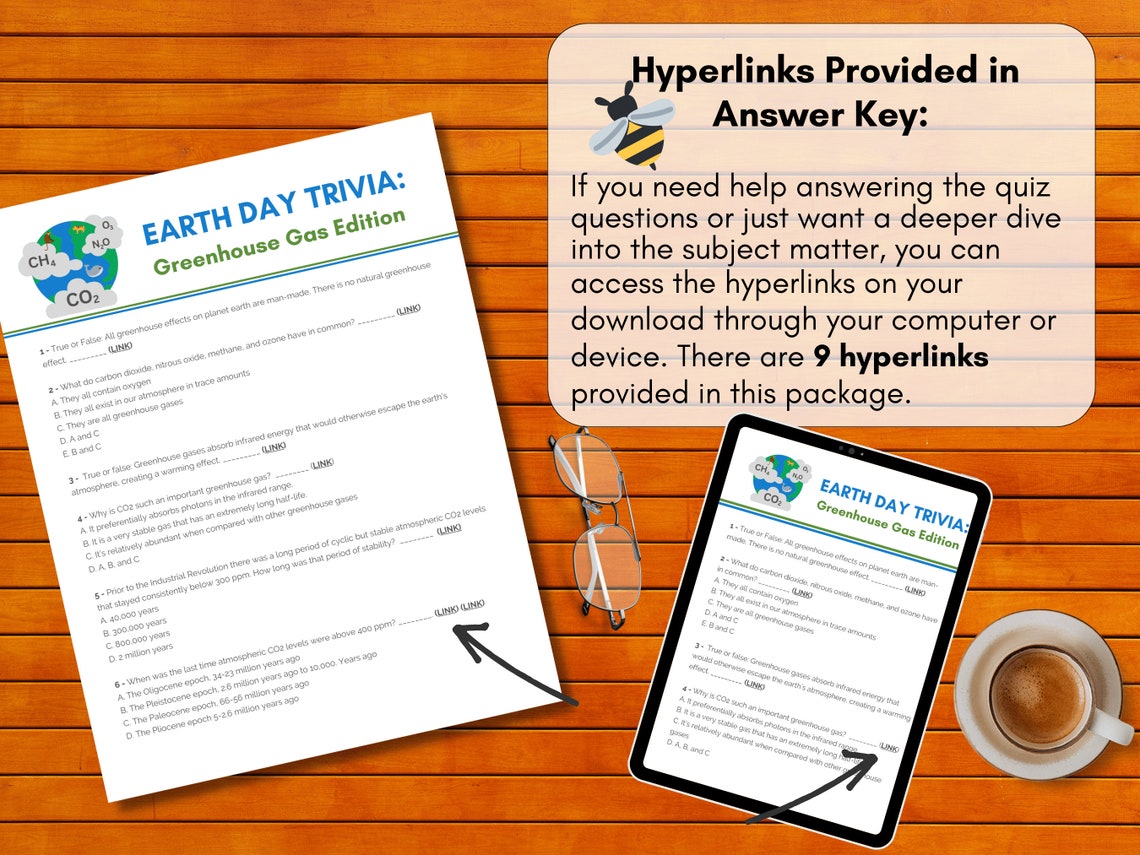 Earth Day Trivia Game Greenhouse Gases Climate Change Classroom Climate ...