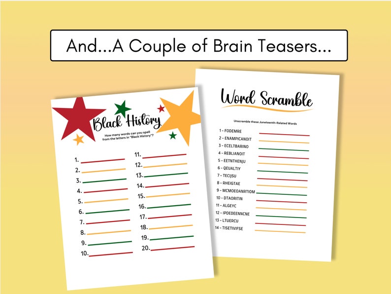 Editable Juneteenth Icebreaker Party Game Bundle, Find the Guest Bingo ...