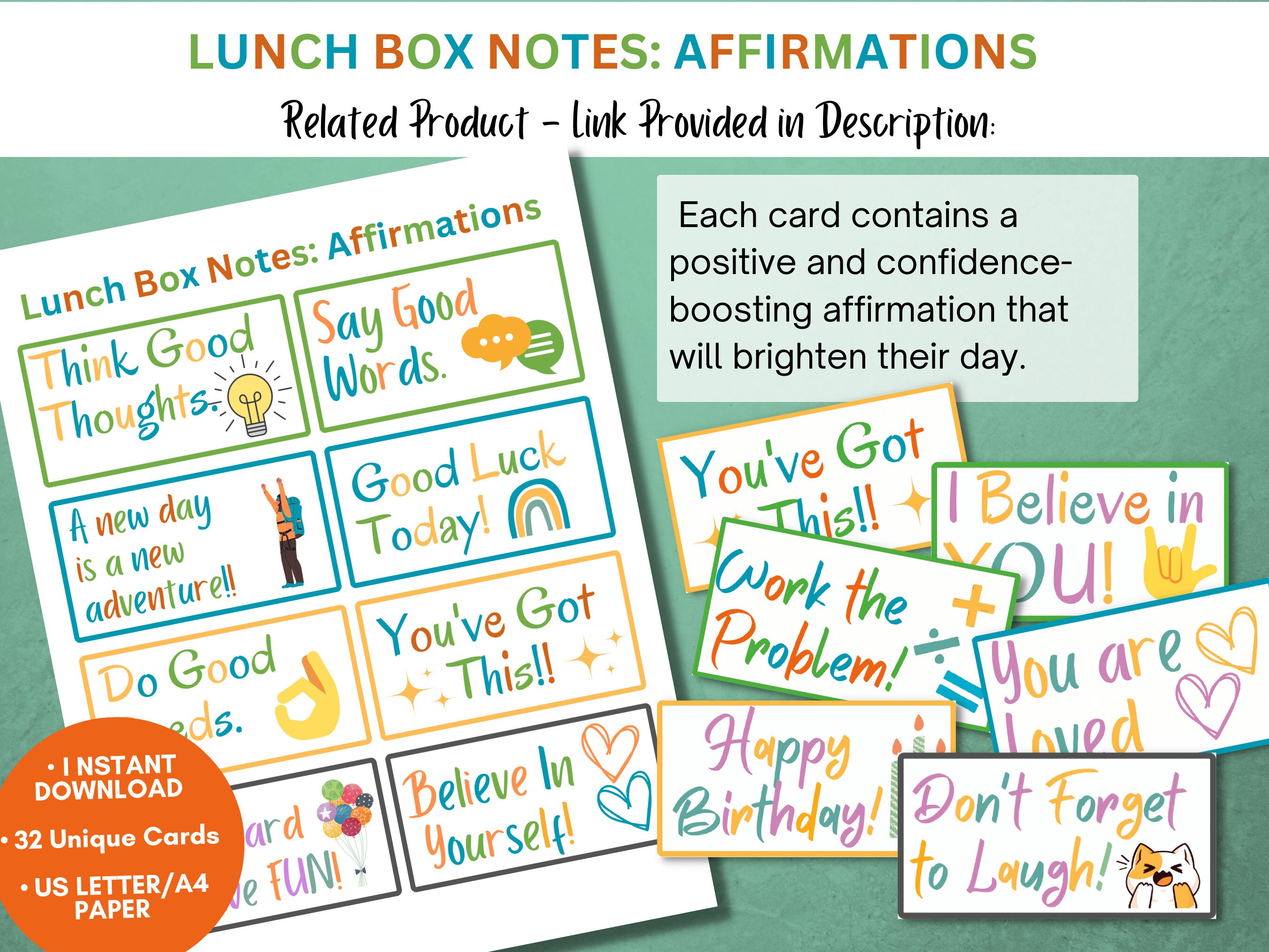 Conversation Starter Lunch Box Notes for Kids | Printable Lunchbox ...