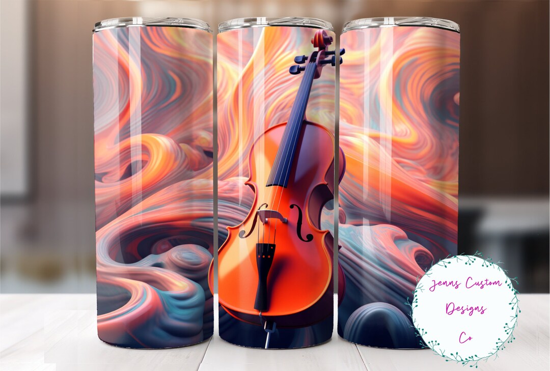 Colorful Cello, Stringed Instrument, Orchestra 20oz Skinny Tumbler ...