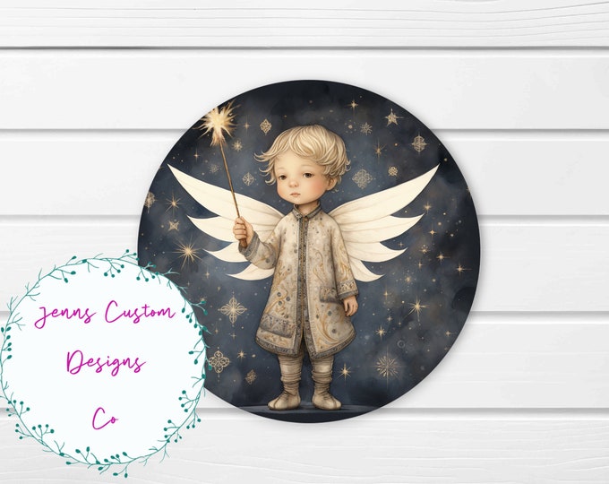 Beautiful Angel Png Sublimation Digital Design Download Wreath Sign ...