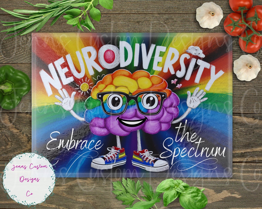 Autism Neurodiversity Cutting Board Design Download, Autism Cutting ...