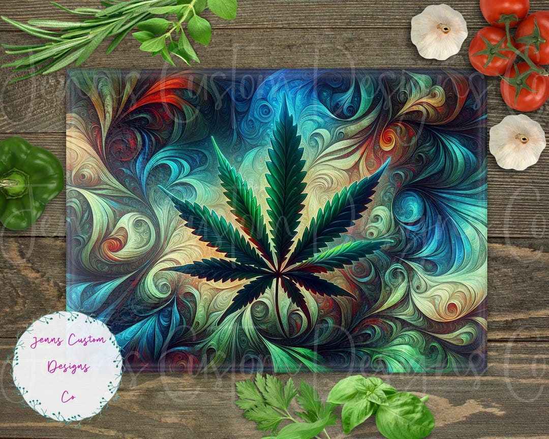 Marijuana Leaf, Weed Cutting Board Design Download, Marijuana Cutting ...