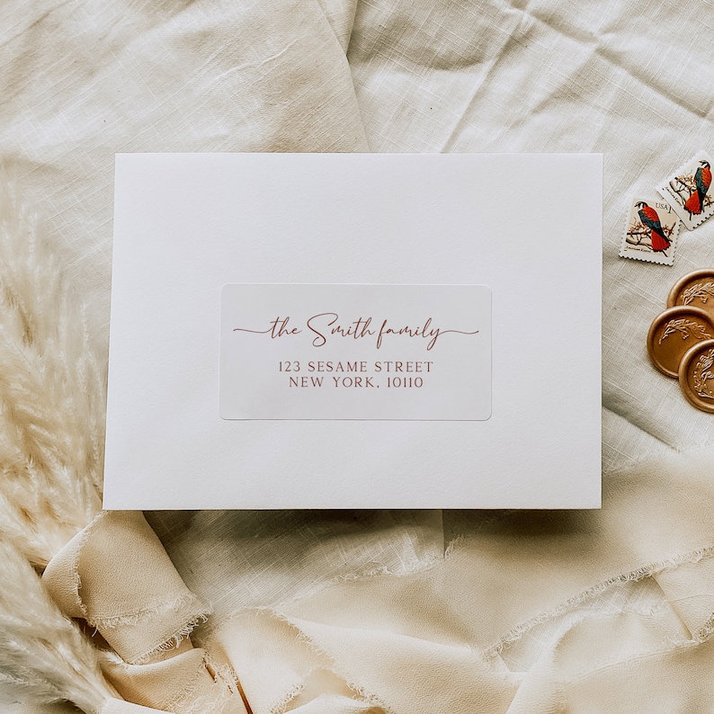 Envelope Address Label Templates, Editable Return Address Labels ...