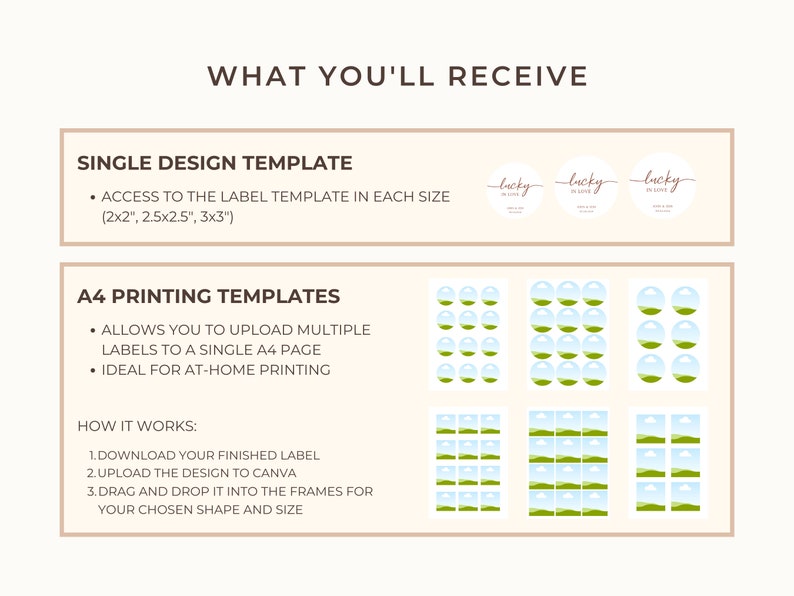 Lucky in Love Sticker Template, Custom Lotto Ticket Wedding Favor ...