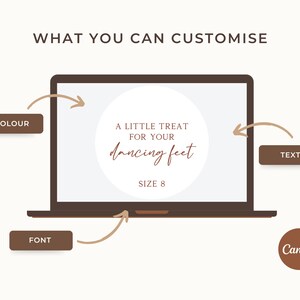 Wedding Flip Flop Tag Template, Wedding Dancing Shoes Labels, A Little ...