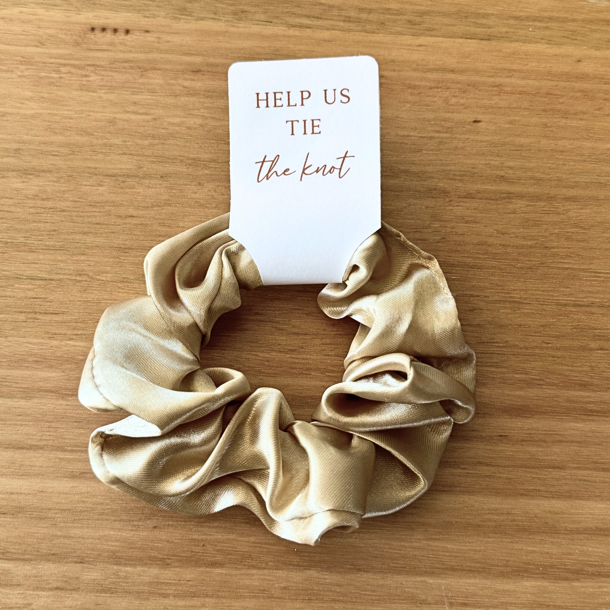 Printable Scrunchie Tag Template | Wedding Proposal Gift | Help Us Tie ...