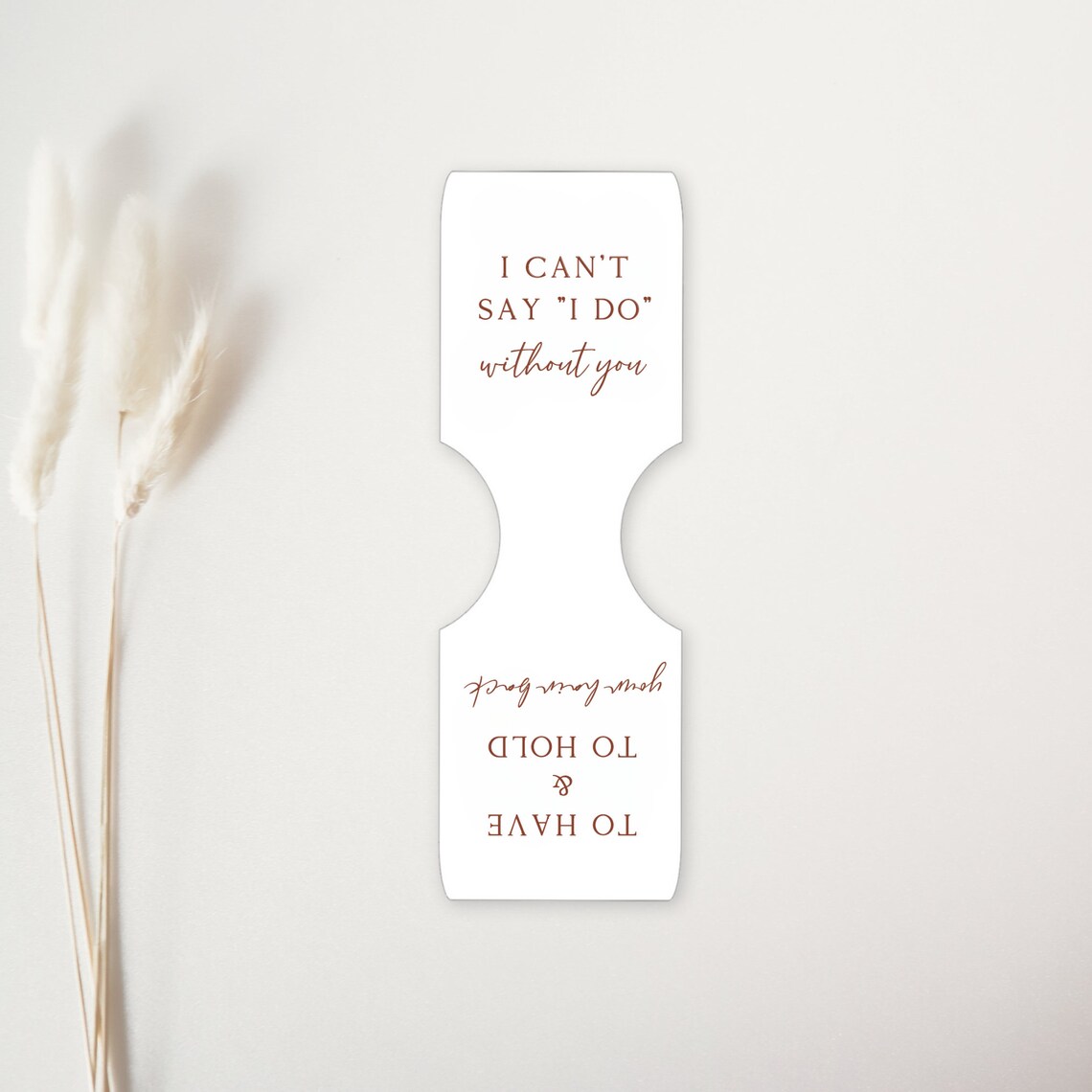 Printable Scrunchie Tag Template, Wedding Proposal Gift, to Have and to ...