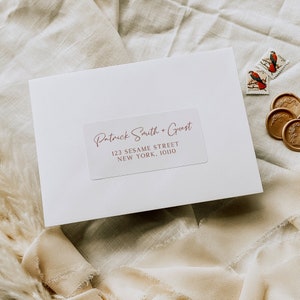 Envelope Address Label Templates, Editable Return Address Labels ...