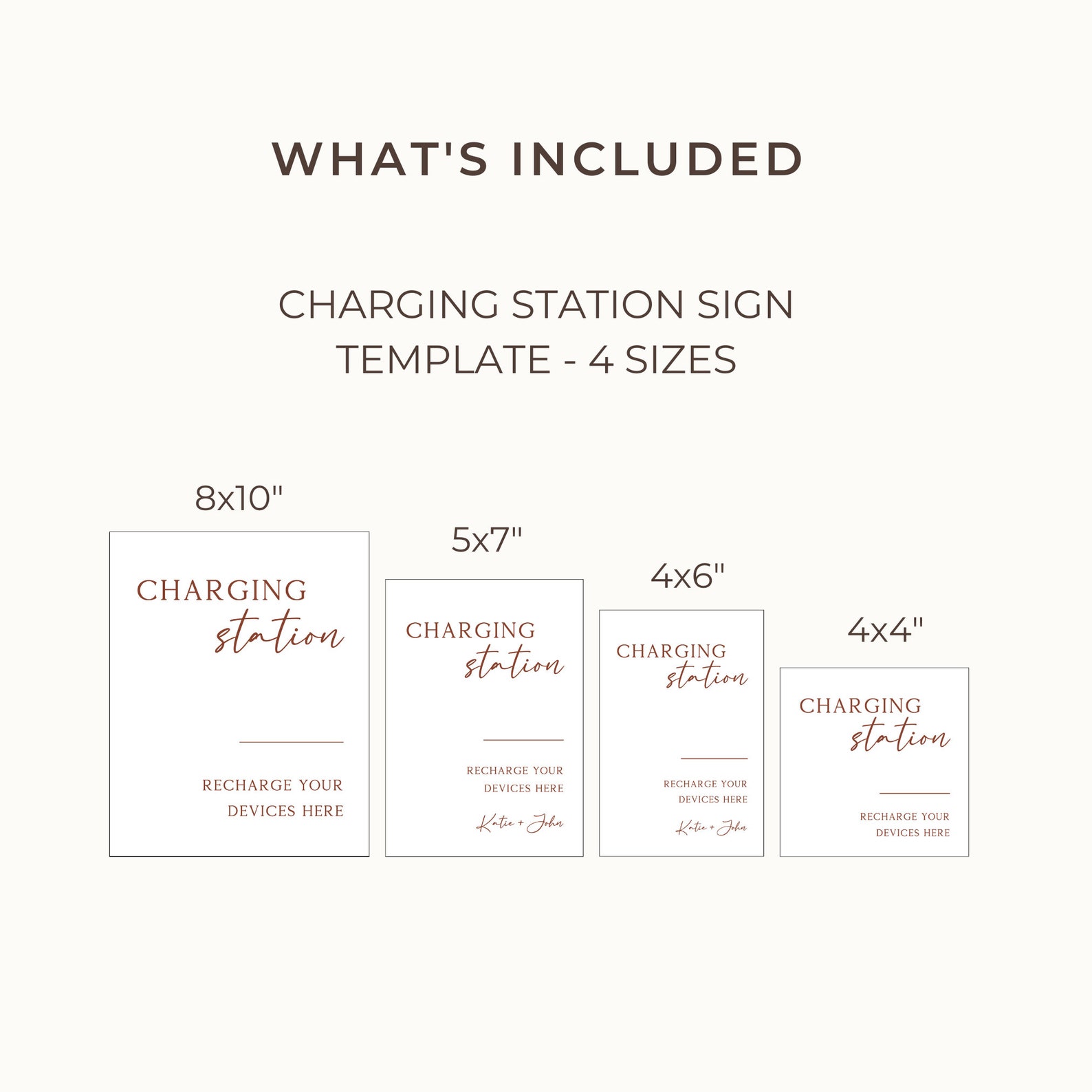 Charging Station Sign Template, Printable Wedding Sign, Recharge Your ...