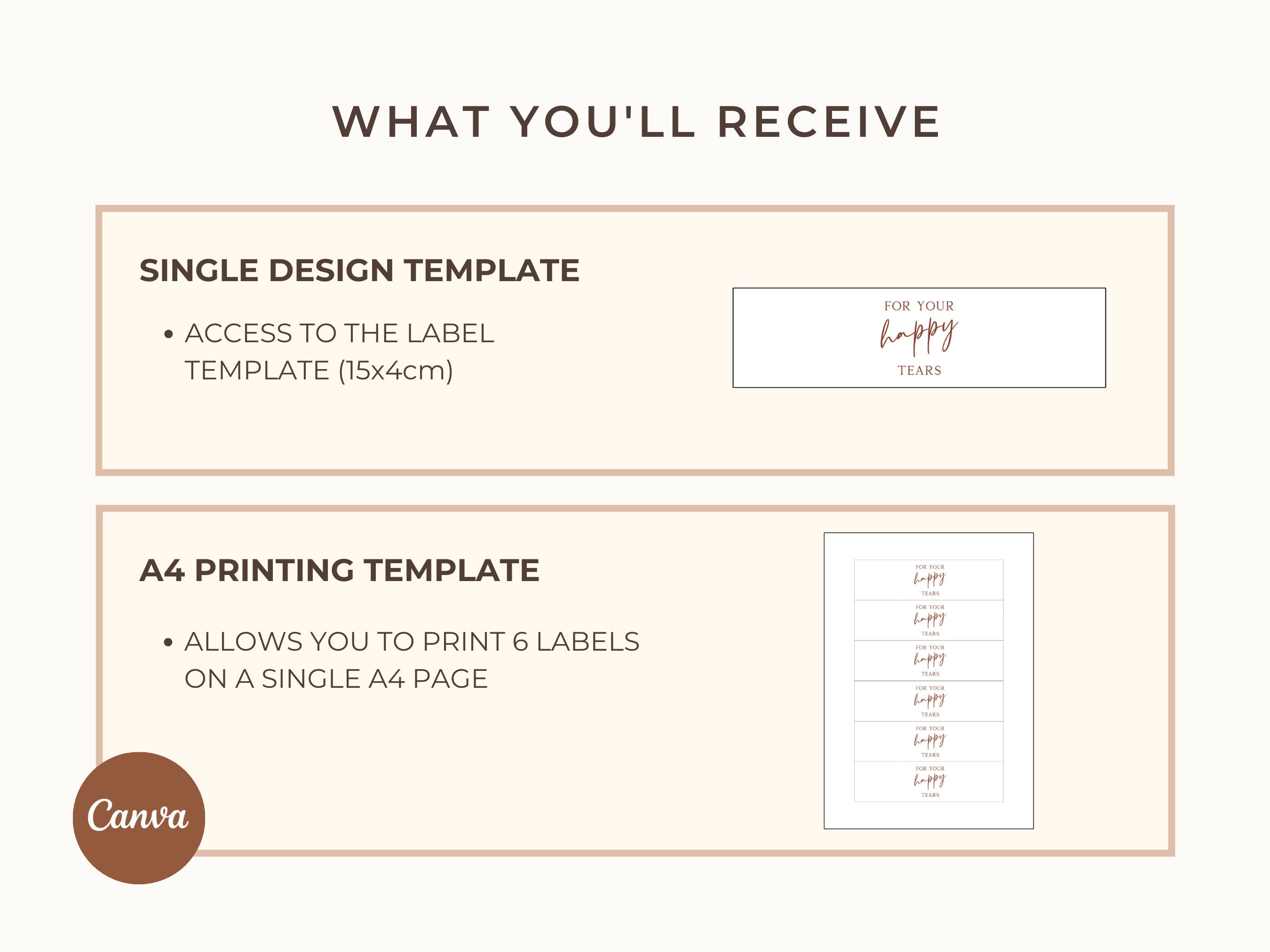 Wedding Tissues Template, Editable Happy Tears Tissues Wrap, Printable ...