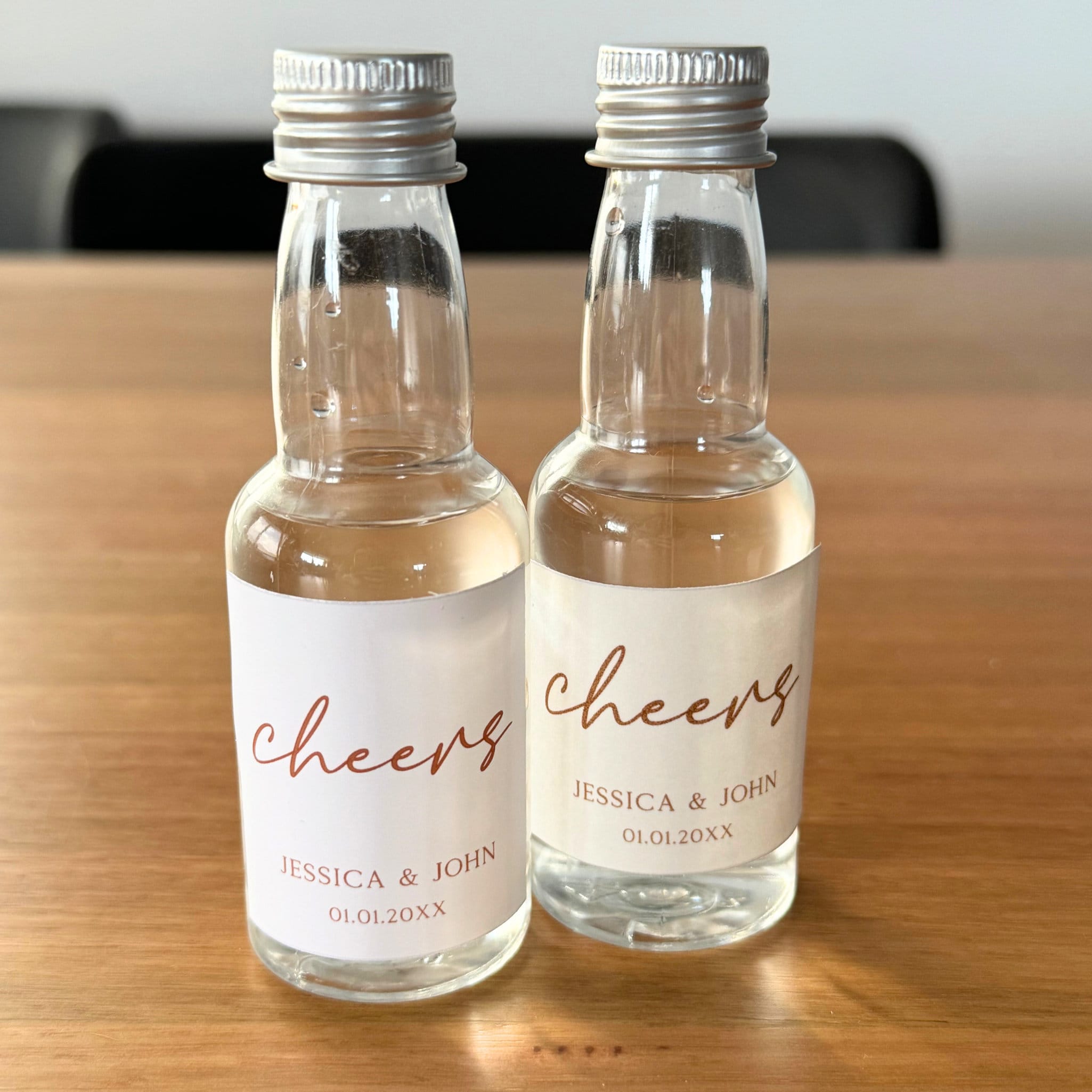 Shot Bottle Label Templates, DIY Wedding Favors, Custom Labels for Mini ...