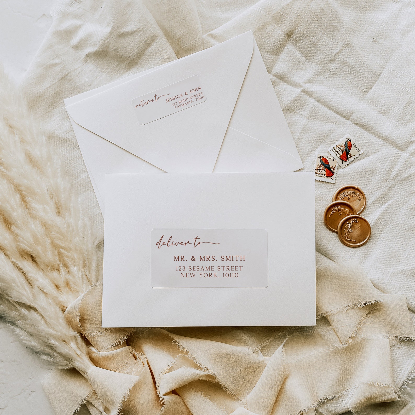 Envelope Address Label Templates, Editable Return Address Labels ...