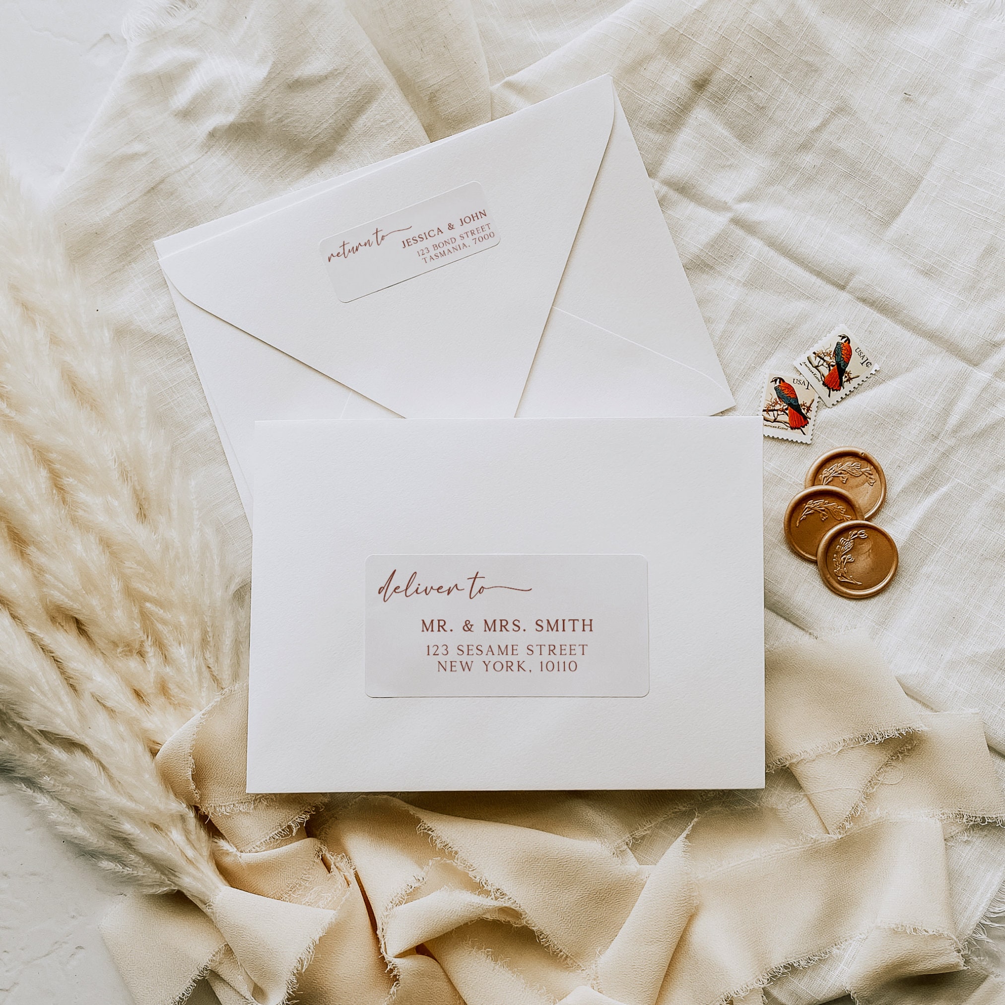 Envelope Address Label Templates, Editable Return Address Labels ...