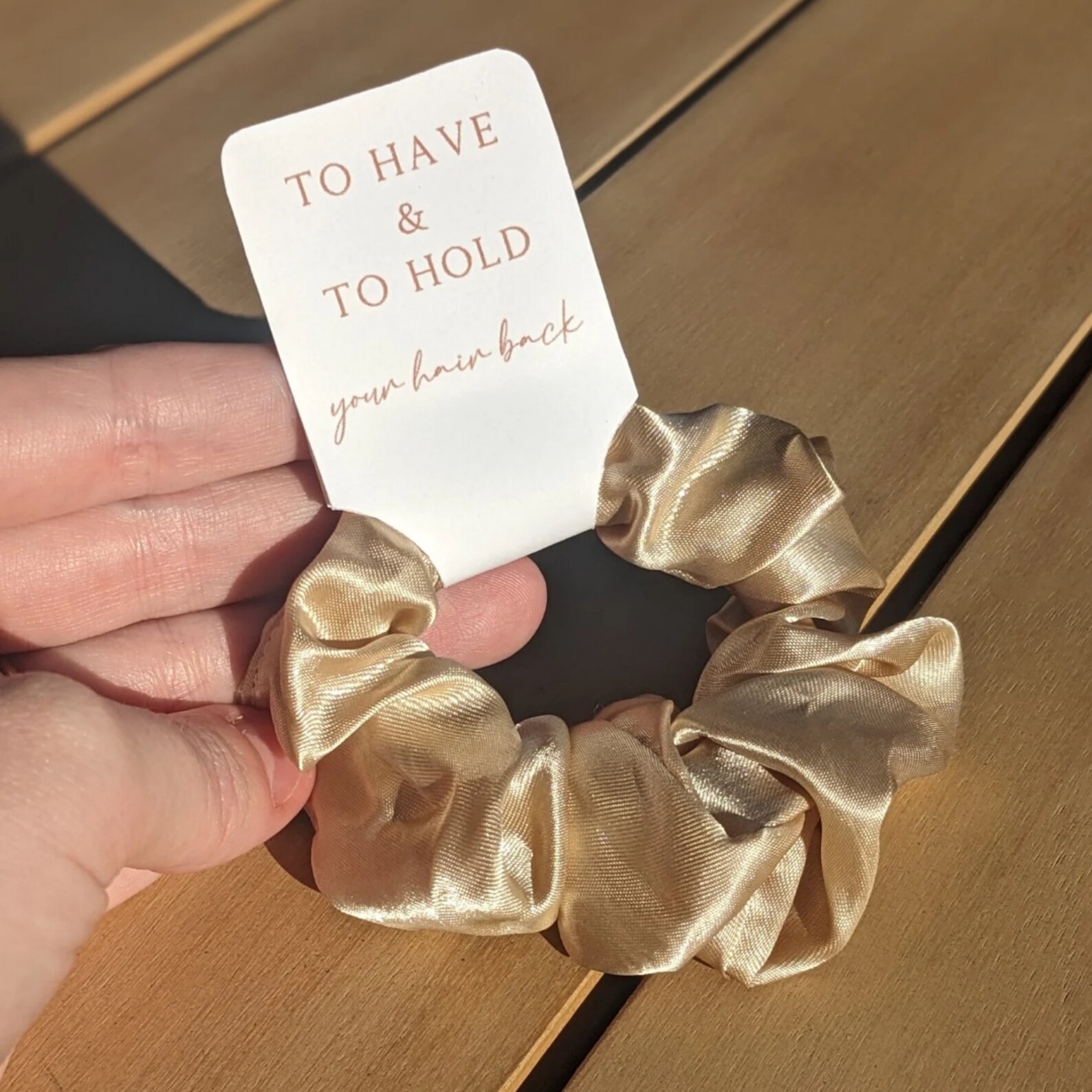 Printable Scrunchie Tag Template, Bachelorette Party Gift, to Have and ...