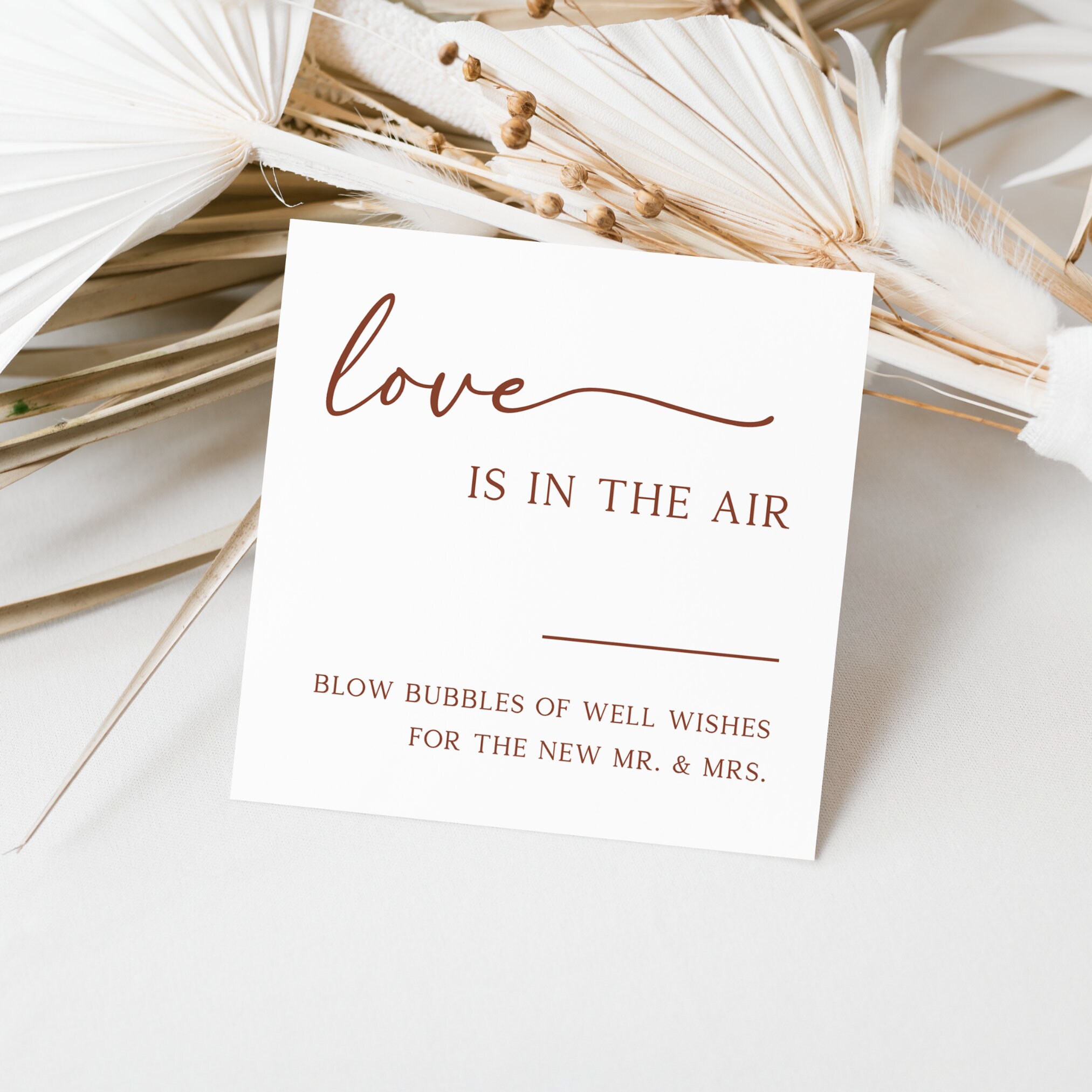 Bubble Send off Sign Template, Love is in the Air Wedding Send Off ...