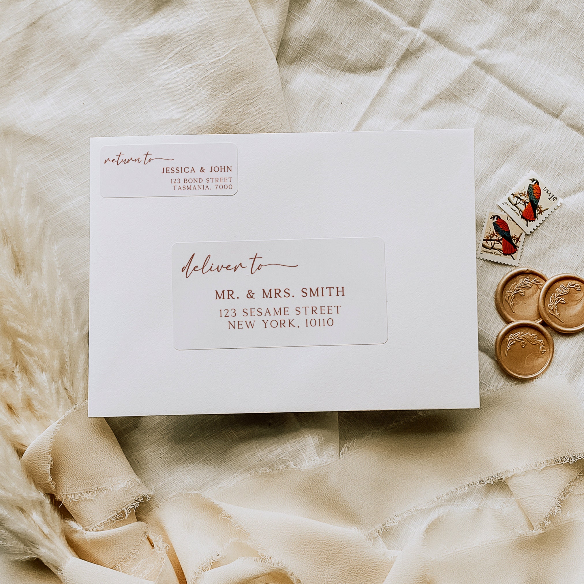 Envelope Address Label Templates, Editable Return Address Labels ...