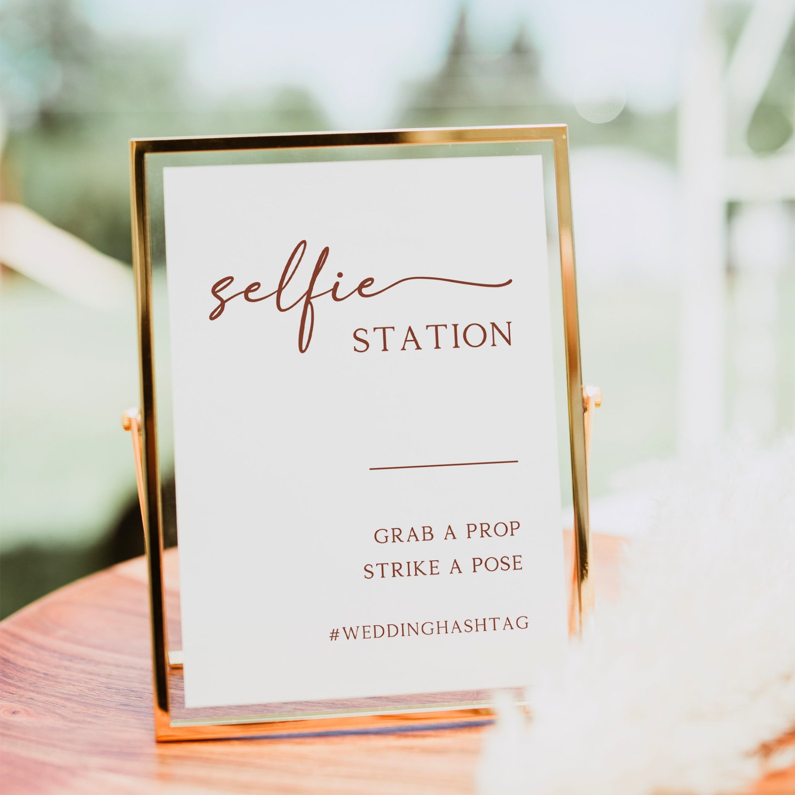 Photo Booth Sign Template, Selfie Station Printable Sign, Wedding Photo ...
